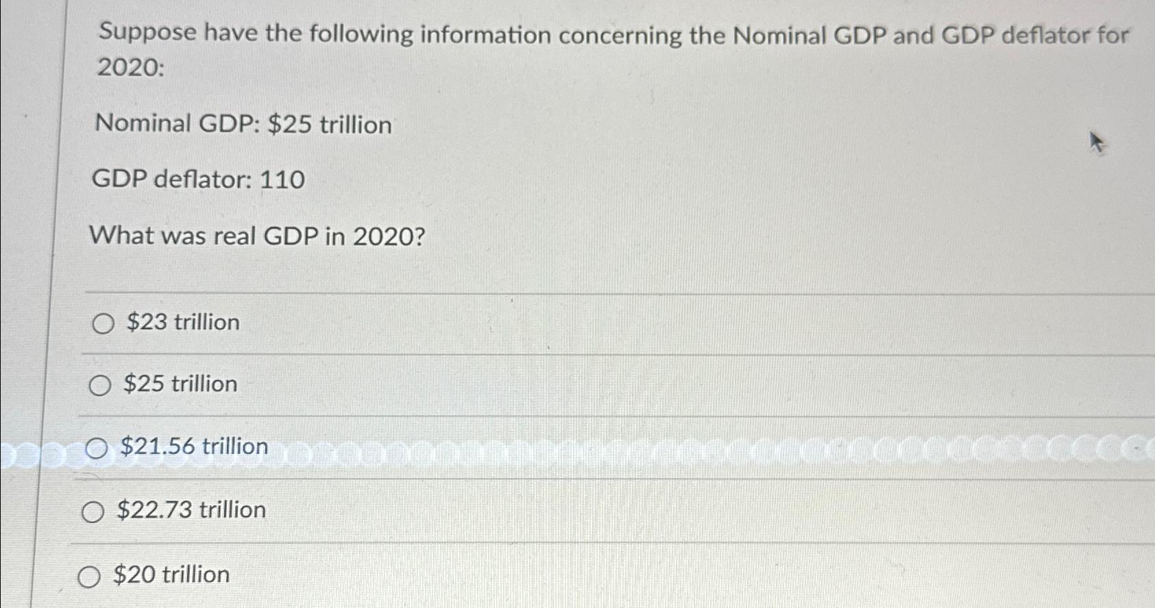 Solved Suppose have the following information concerning the | Chegg.com