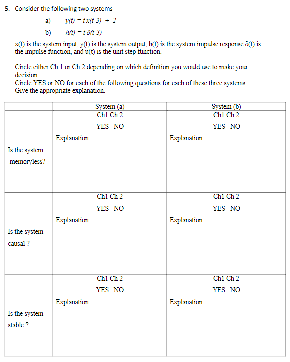 Solved Consider the following two | Chegg.com