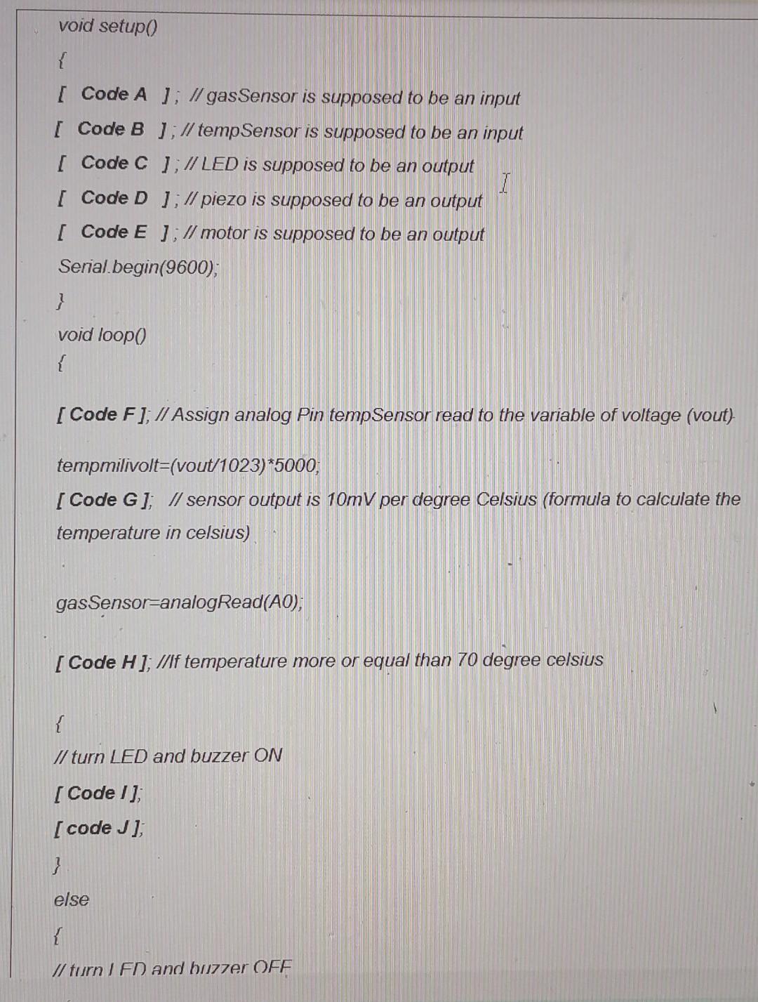 Solved QUESTION 2 a) Design a smart fire alarm system. The | Chegg.com