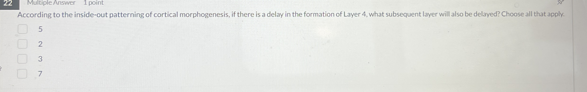 Solved 22Multiple Answer 1 ﻿pointAccording to the inside-out | Chegg.com