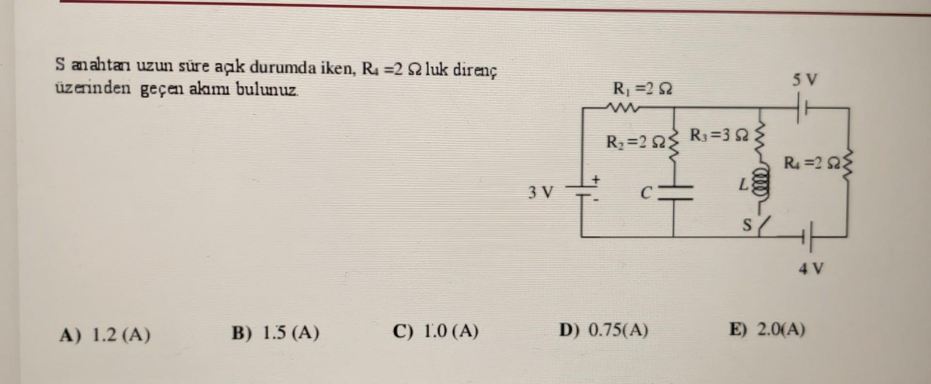Solved What is the current flowing through the resistor R4 = | Chegg.com