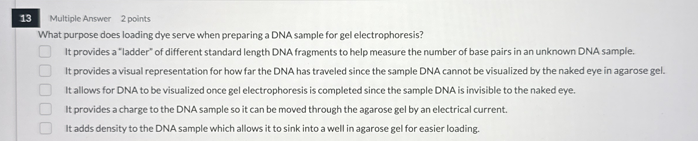 Solved 13Multiple Answer2 ﻿pointsWhat purpose does loading | Chegg.com