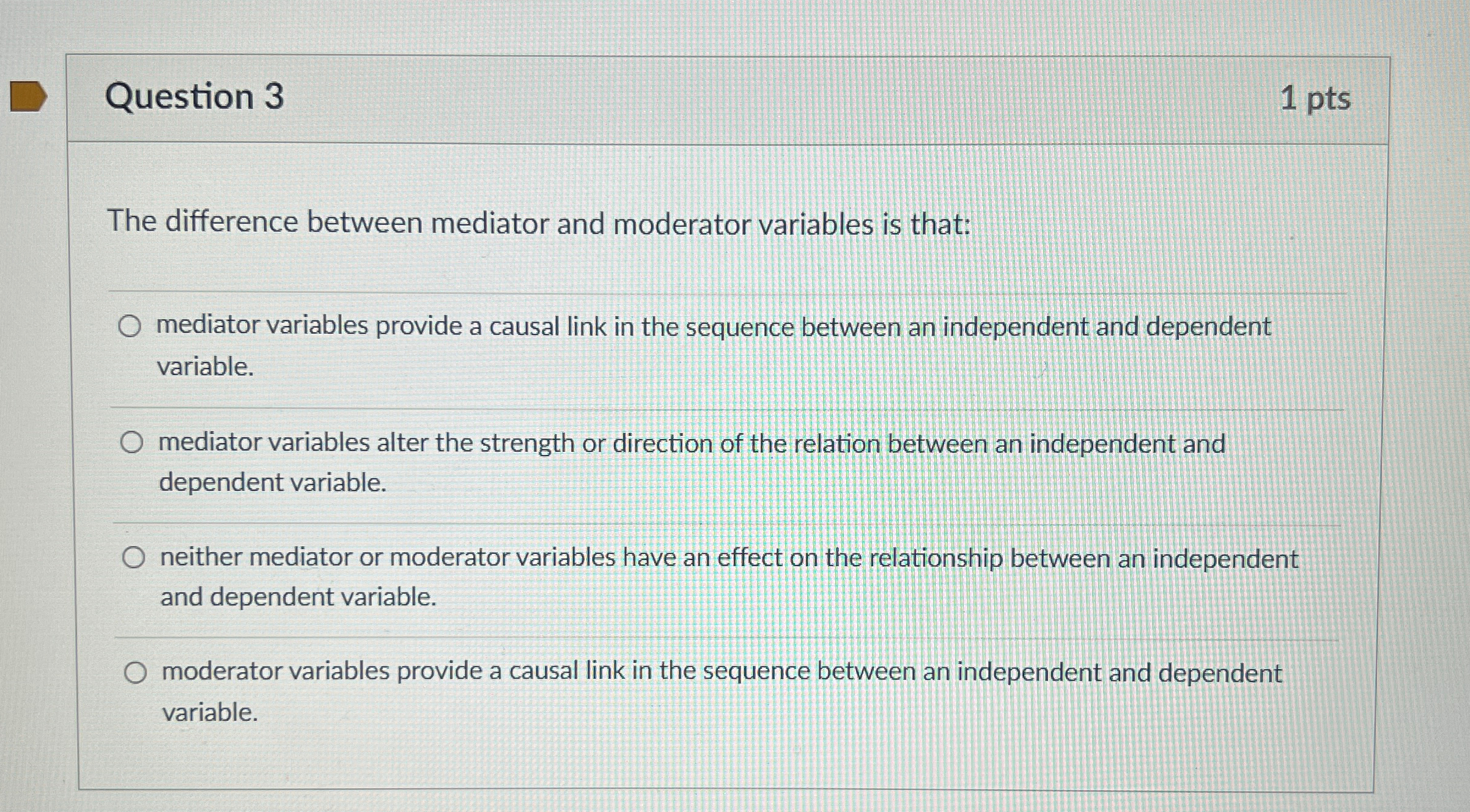 Solved Question 31 ﻿ptsThe difference between mediator and | Chegg.com