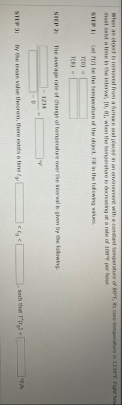 Solved When an object is removed from a furnace and placed | Chegg.com