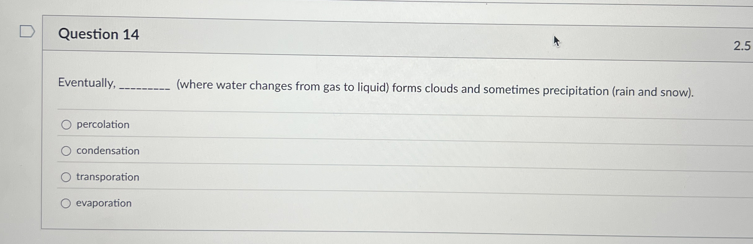 Solved Question 142.5Eventually, q, (where water changes | Chegg.com
