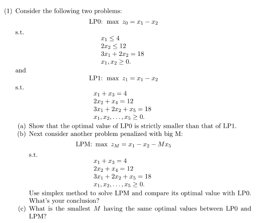 Solved JUST DO PART C, ﻿THANK YOU (1) ﻿Consider the | Chegg.com