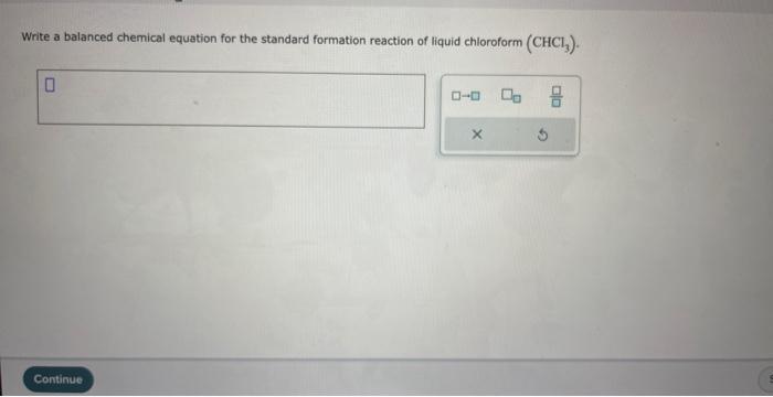 Solved Write a balanced chemical equation for the standard | Chegg.com