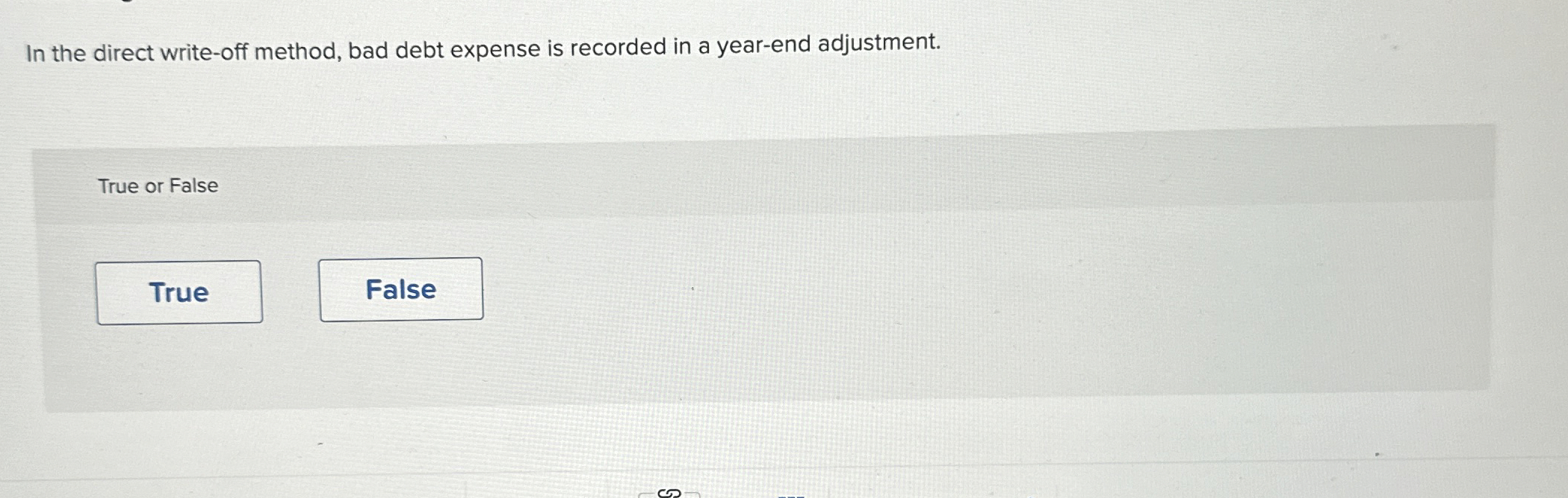 Solved In the direct write-off method, bad debt expense is | Chegg.com