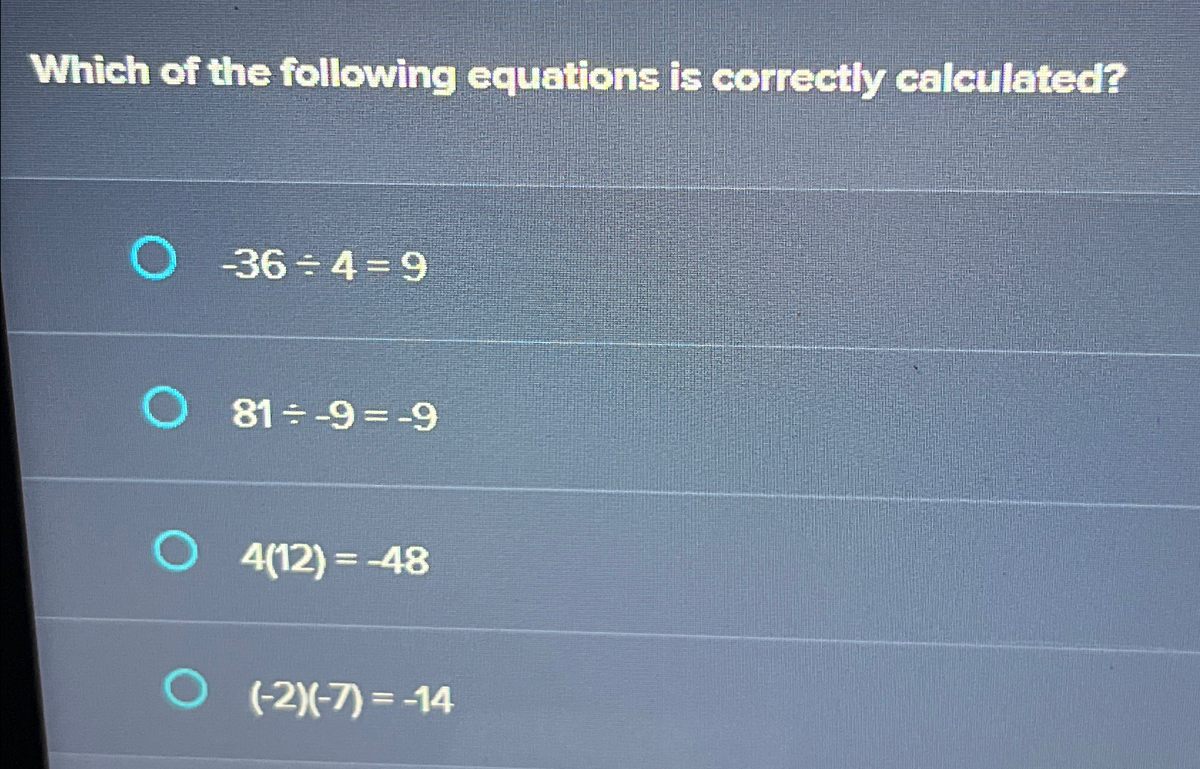 Solved Which of the following equations is correctly | Chegg.com