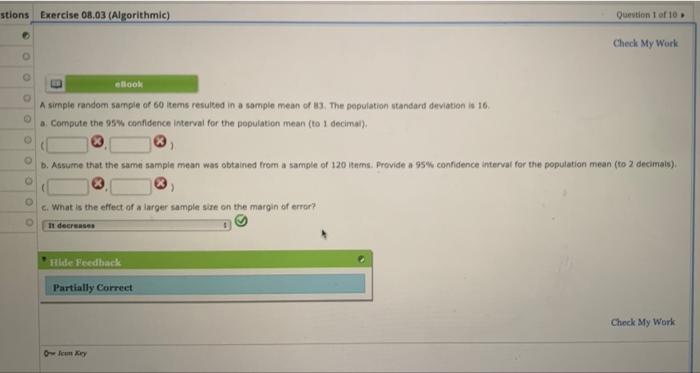 Solved stions Exercise 08,03 (Algorithme) Question of 10 | Chegg.com