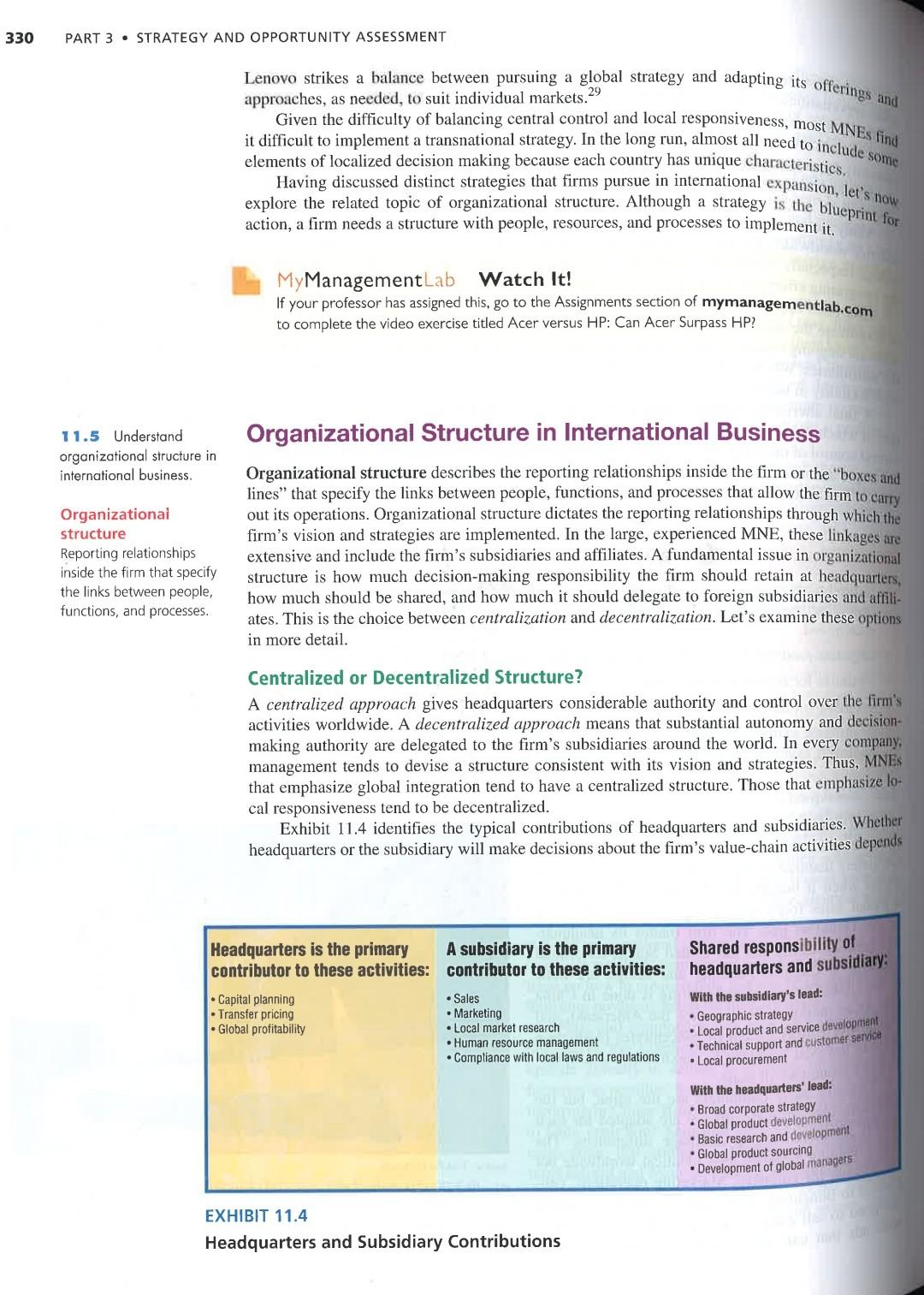 Solved Draw a mind-map of what is Integration-Responsiveness | Chegg ...