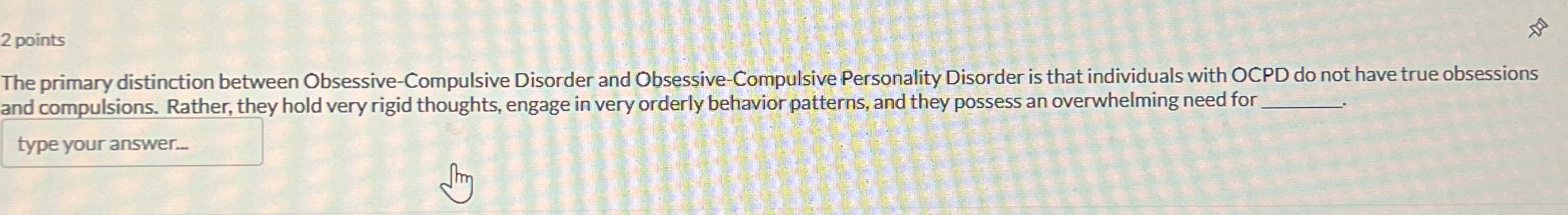 Solved 2 ﻿pointsThe primary distinction between | Chegg.com