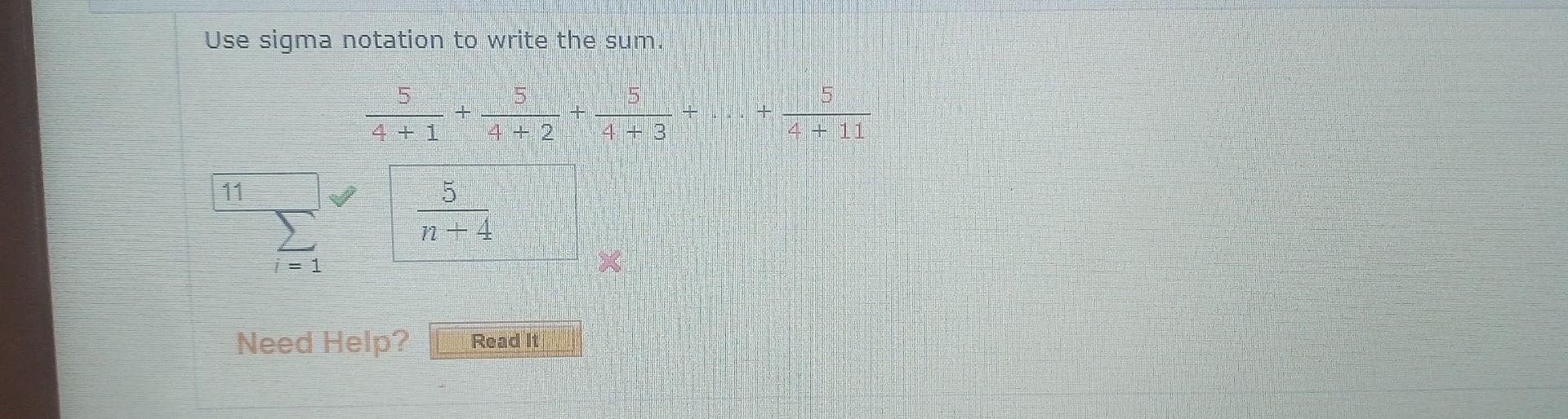 Solved Use sigma notation to write the sum. | Chegg.com