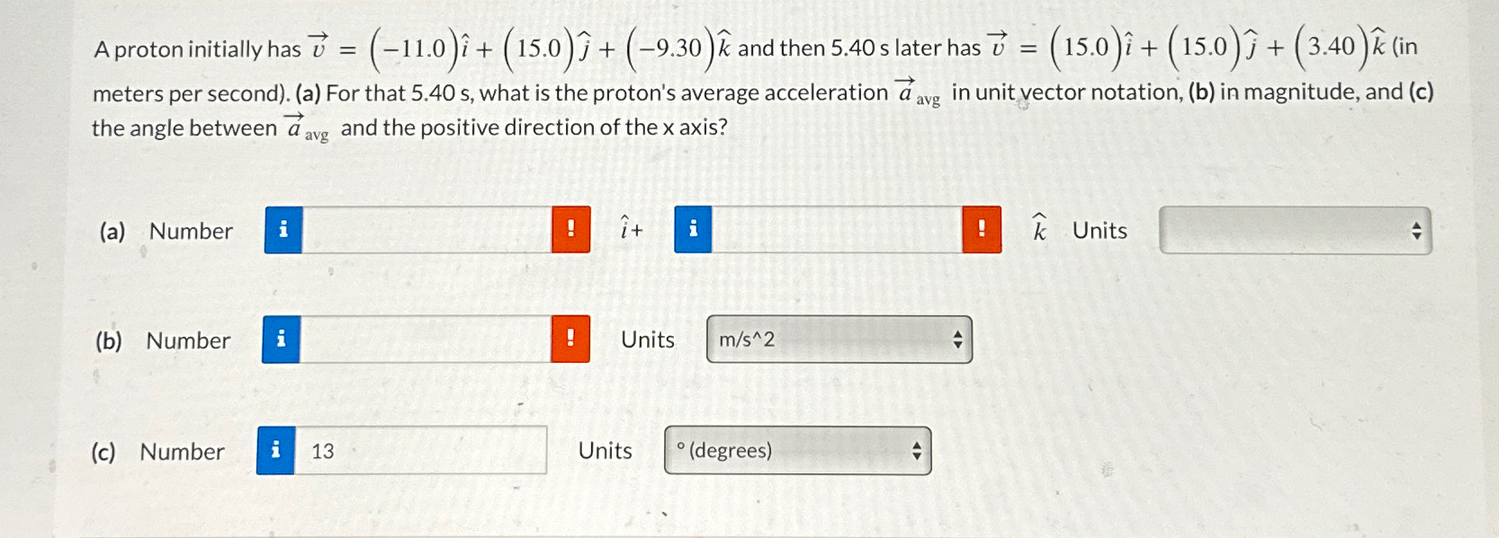 Solved A proton initially has | Chegg.com
