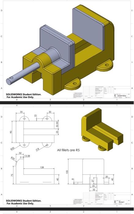 Solved solve this solidwork obejct step by step getting | Chegg.com