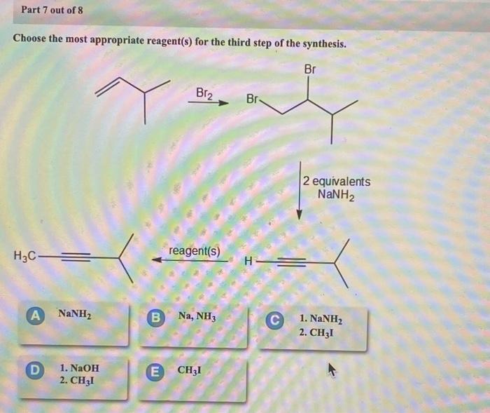 Solved Choose the most appropriate reagent(s) for the third | Chegg.com
