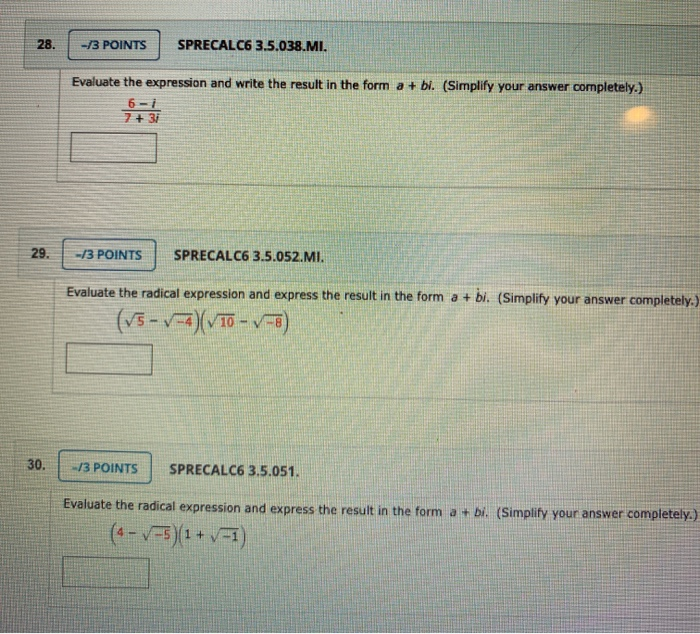 Solved 0/6 POINTS PREVIOUS ANSWERS SPRECALC6 1.1.039.MI. | Chegg.com
