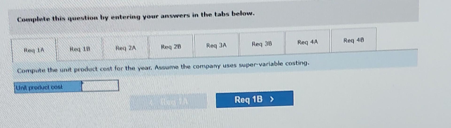 Solved Problem 6A-5 (Algo) Super-Varlable Costing, Varlable | Chegg.com Solved Problem 6A-5 (Algo) Super-Varlable Costing, Varlable | Chegg.com