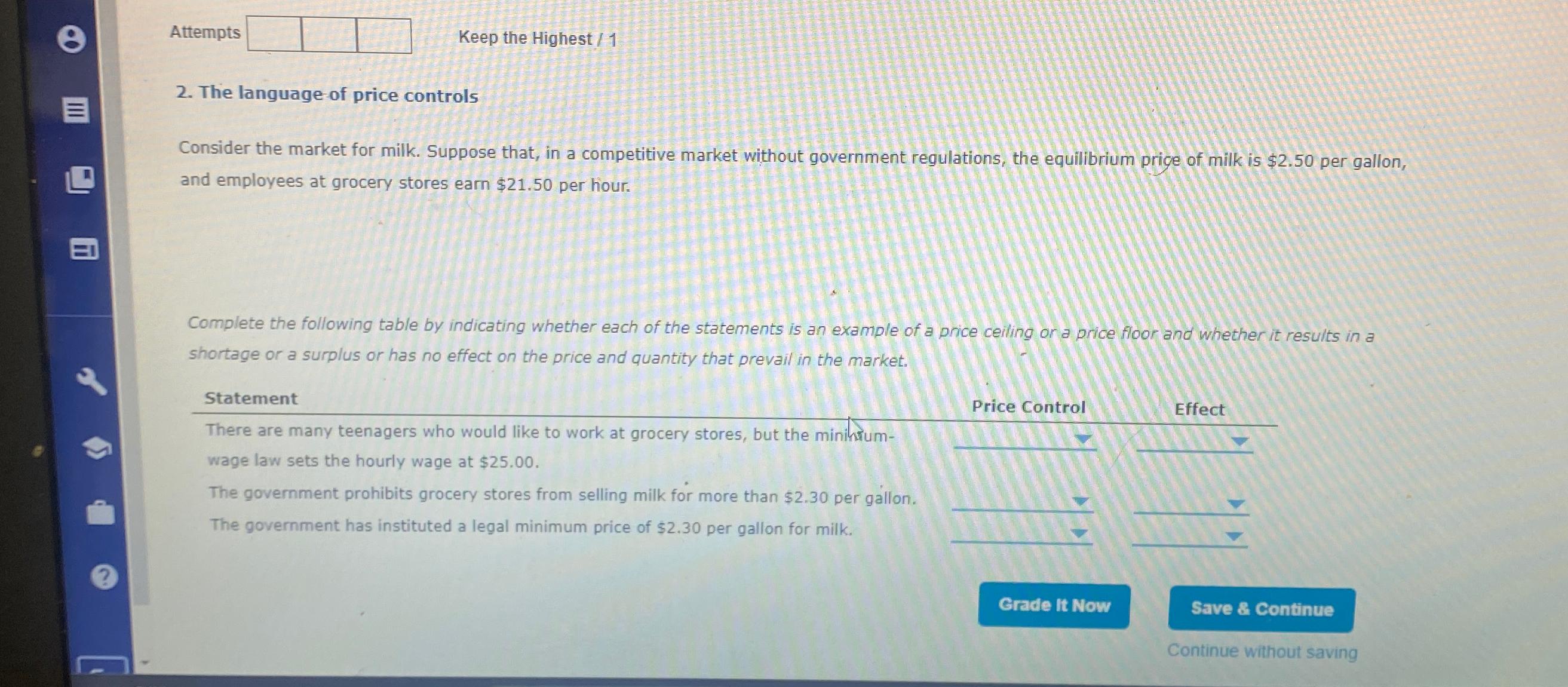 Solved AttemptsKeep the Highest / 12. ﻿The language-of price | Chegg.com