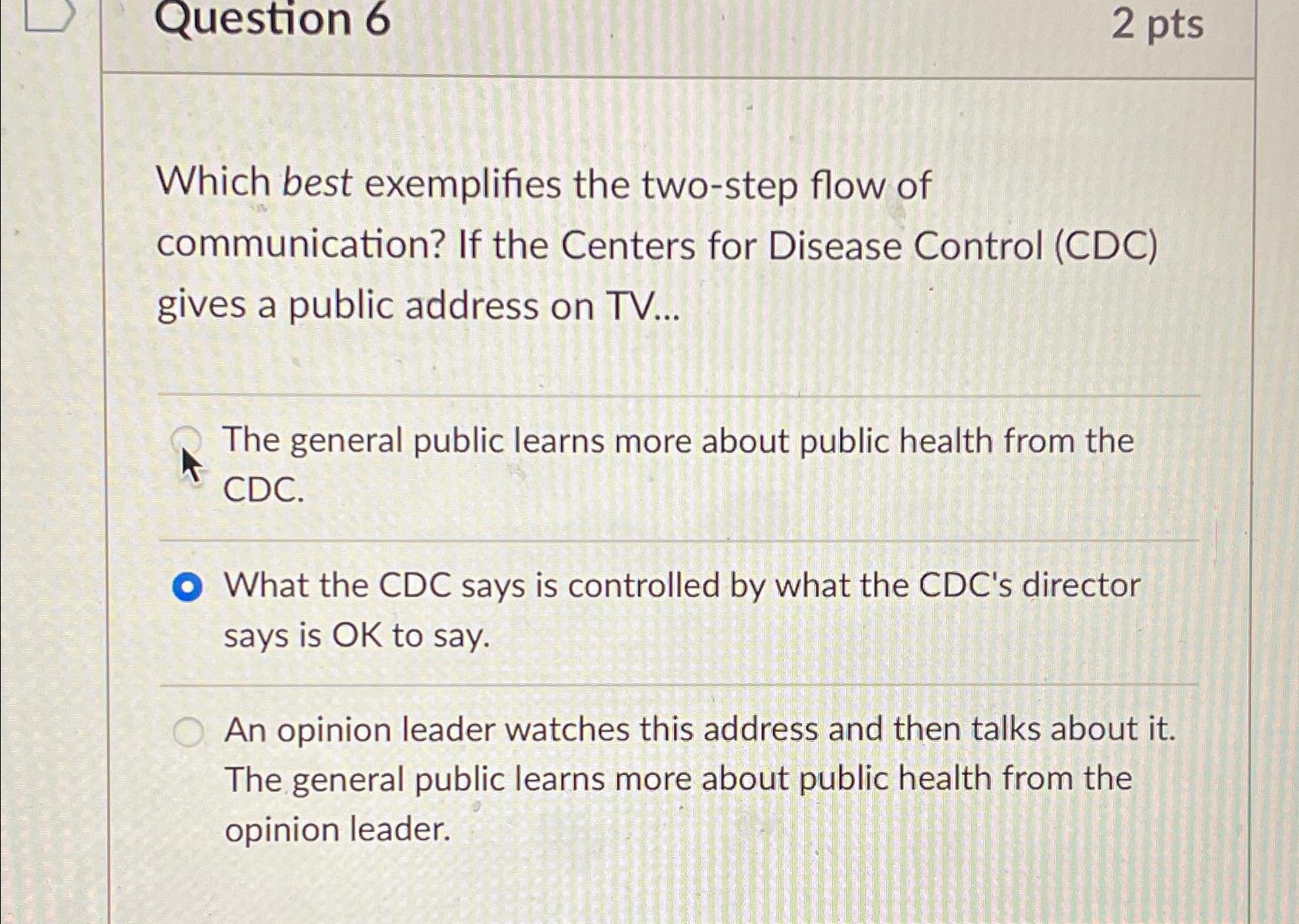 Solved Question 62 ptsWhich best exemplifies the two-step | Chegg.com Solved Question 62 ptsWhich best exemplifies the two-step | Chegg.com
