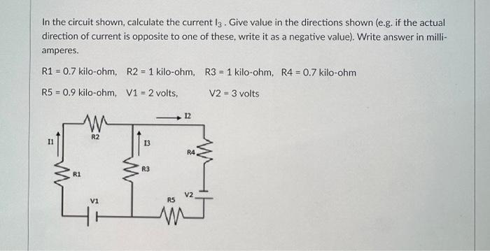Solved Please Help. In the circuit shown, calculate the | Chegg.com
