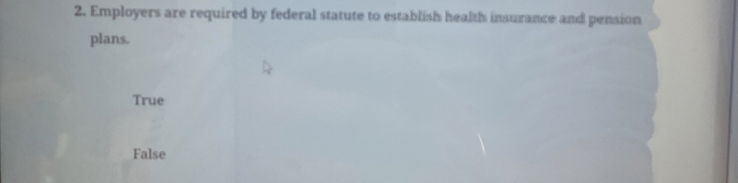 Solved Employers are required by federal statute to | Chegg.com