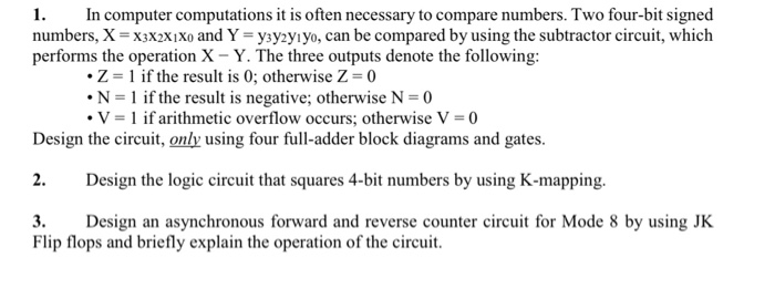 Solved 1. In computer computations it is often necessary to | Chegg.com