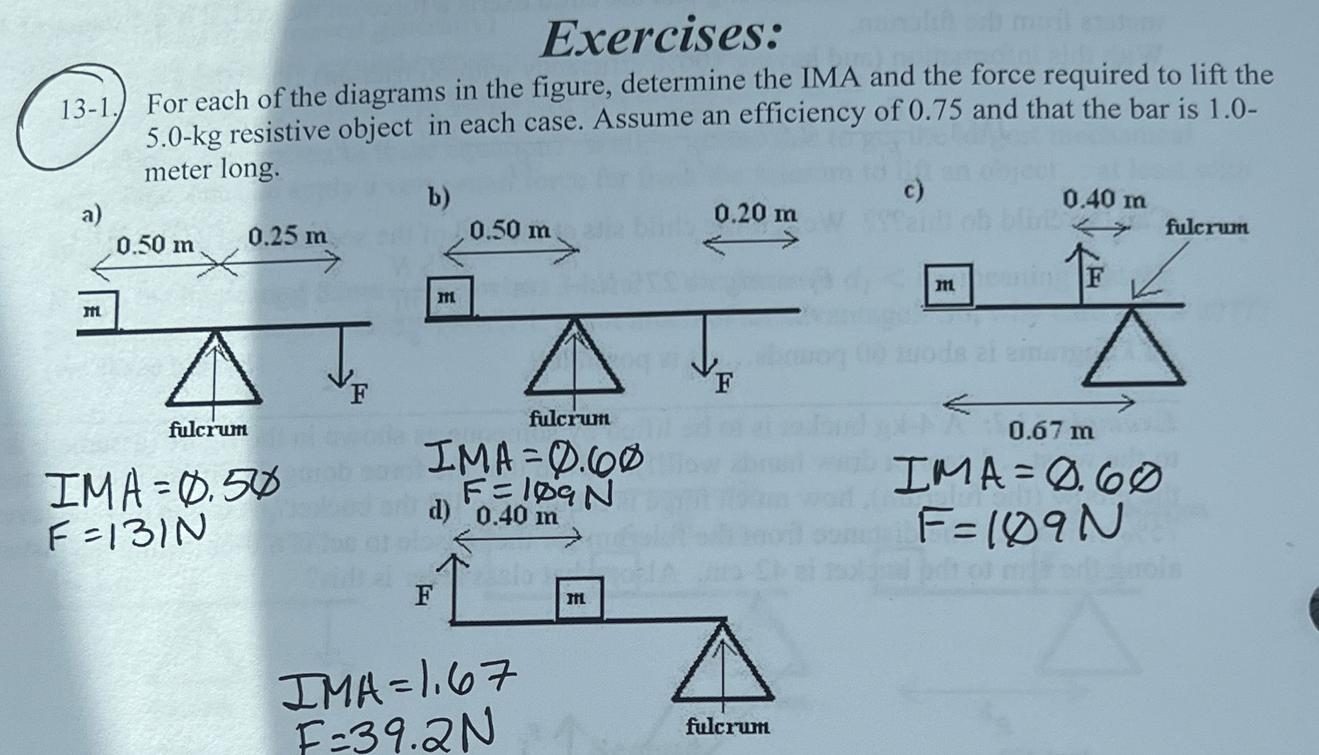 Solved Exercises:13-1. ﻿For each of the diagrams in the | Chegg.com