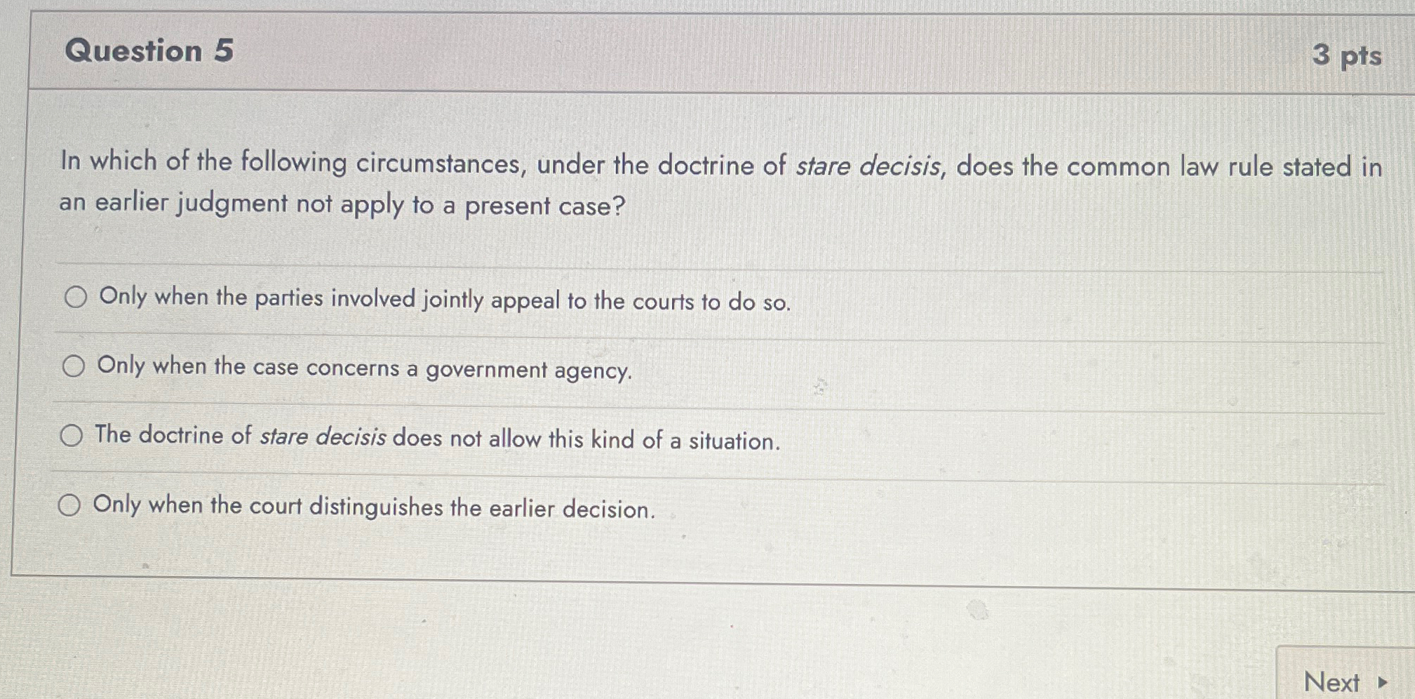 Solved Question 53 ﻿ptsIn which of the following | Chegg.com