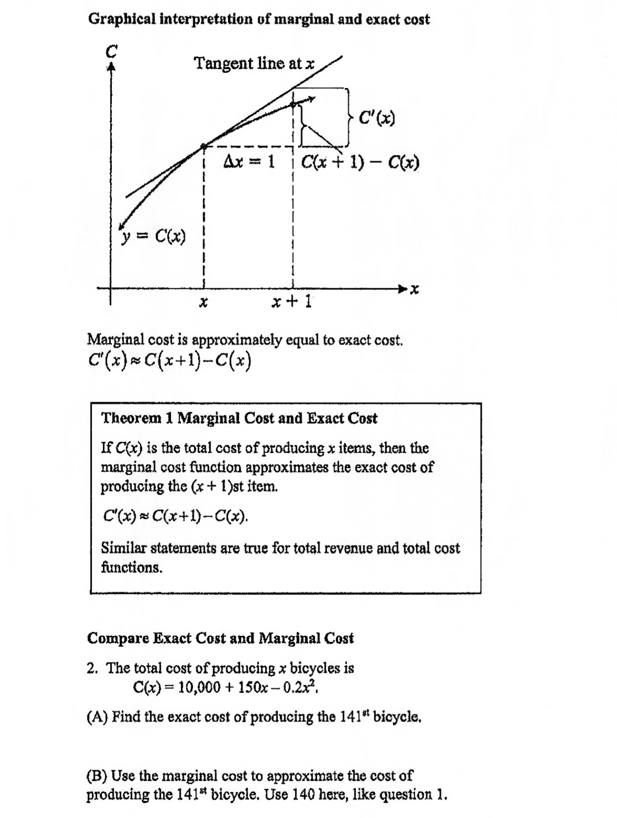 Solved Graphical interpretation of marginal and exact | Chegg.com Solved Graphical interpretation of marginal and exact | Chegg.com