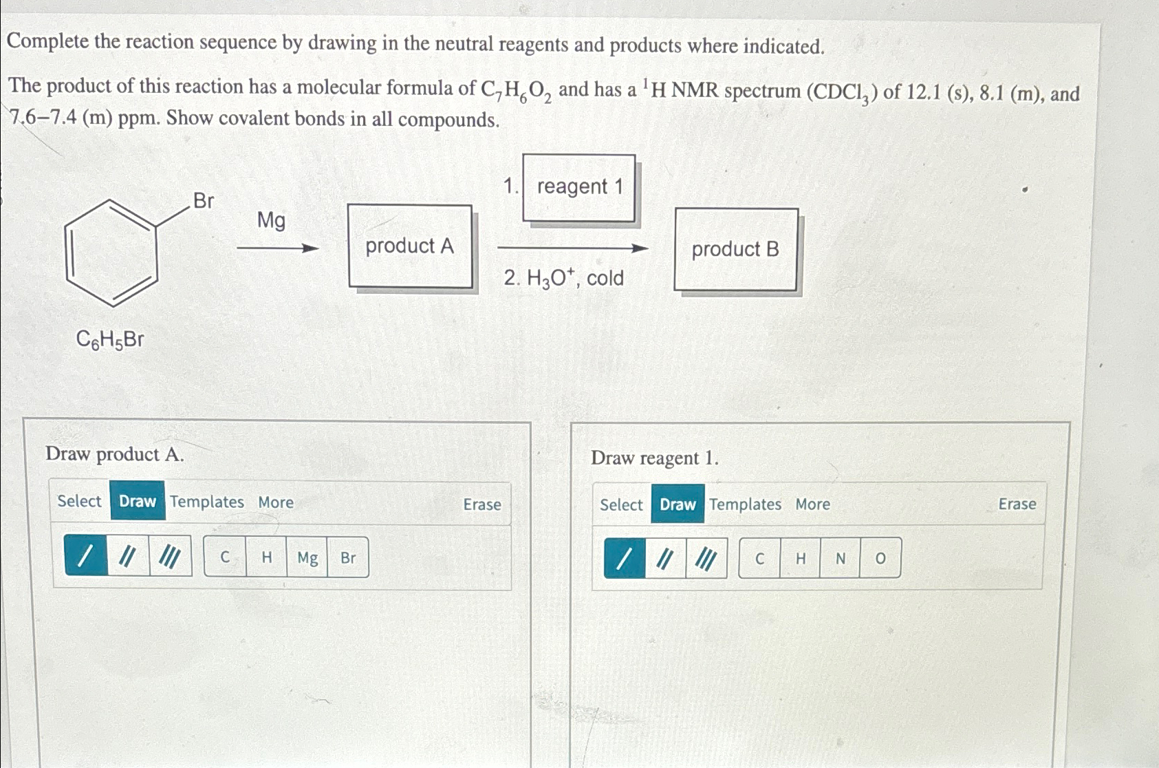 Solved Complete the reaction sequence by drawing in the | Chegg.com
