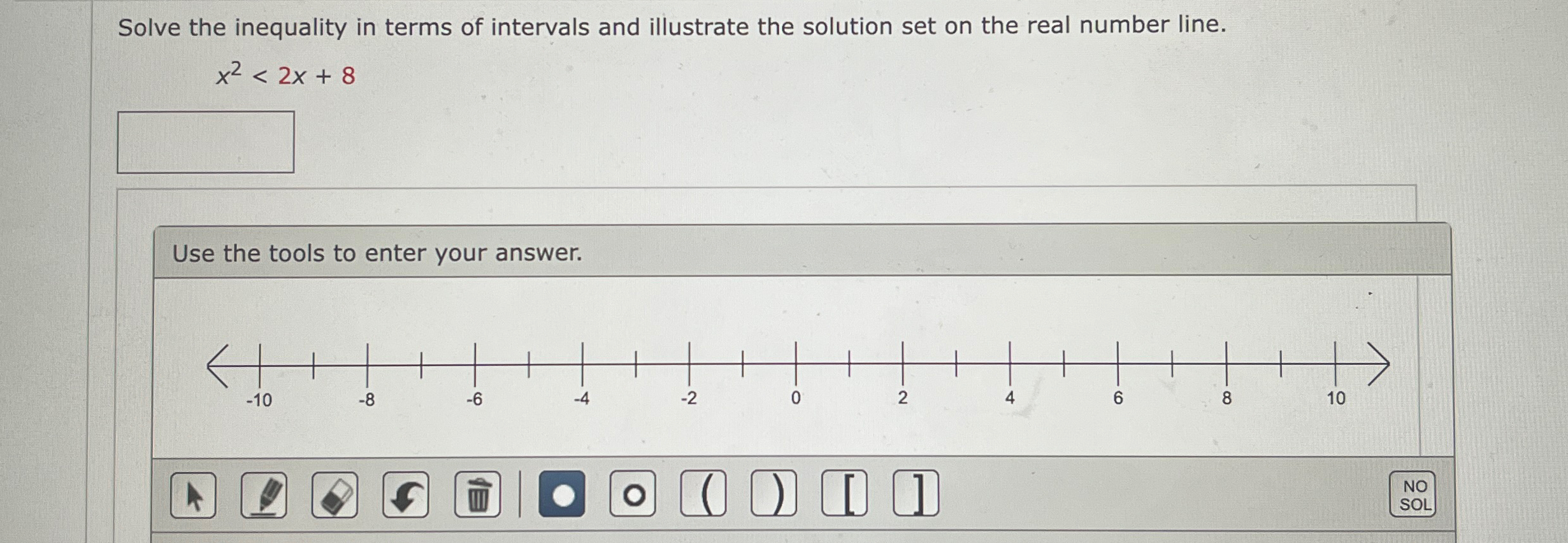 Solved Solve the inequality in terms of intervals and | Chegg.com