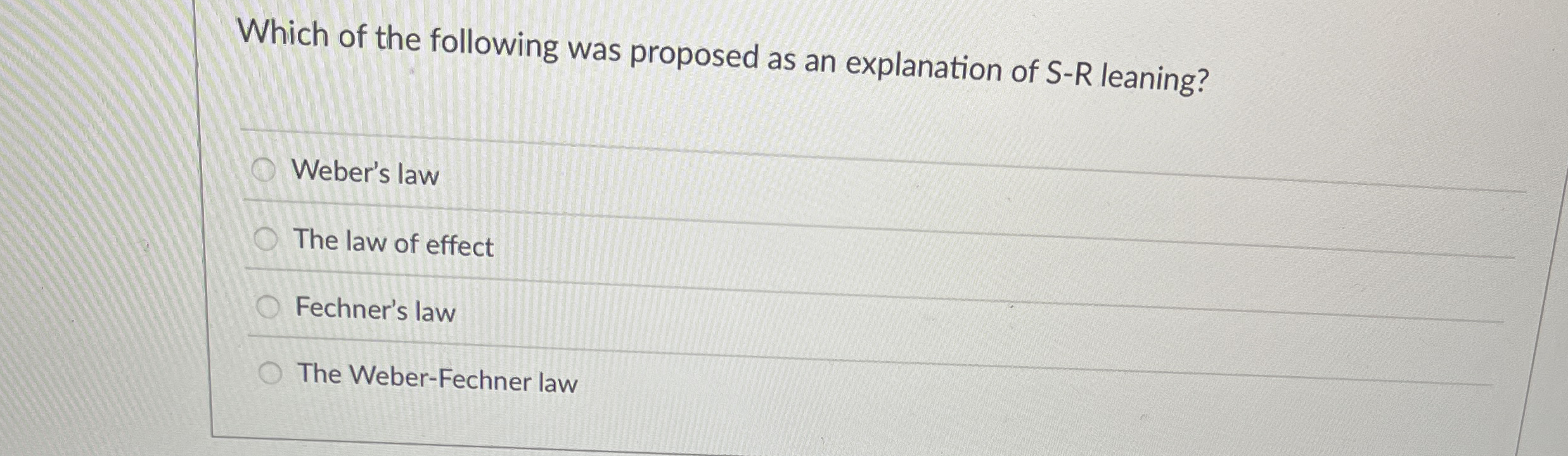 Solved Which of the following was proposed as an explanation | Chegg.com