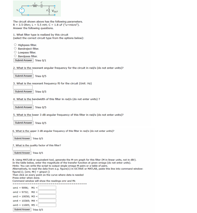 Solved PLEASE USE OCTAVE INSTEAD OF MATLAB. INCLUDE | Chegg.com