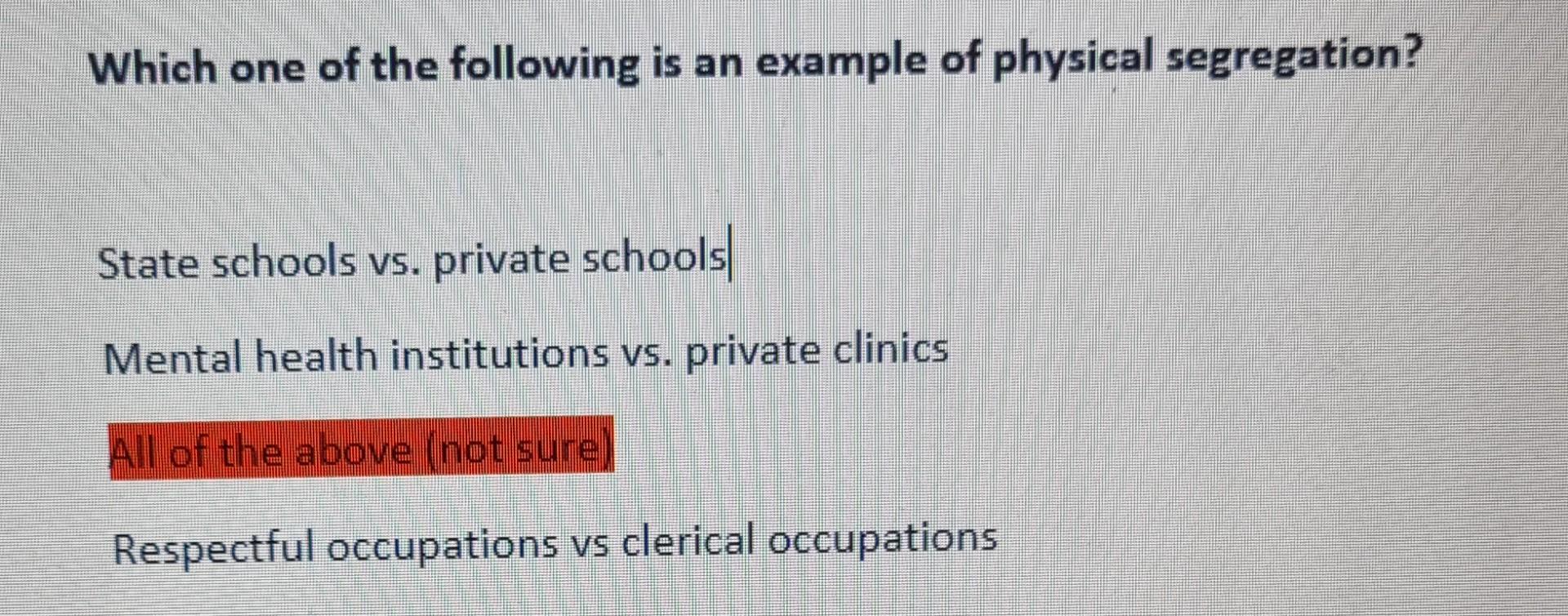 Solved Which one of the following is an example of physical | Chegg.com