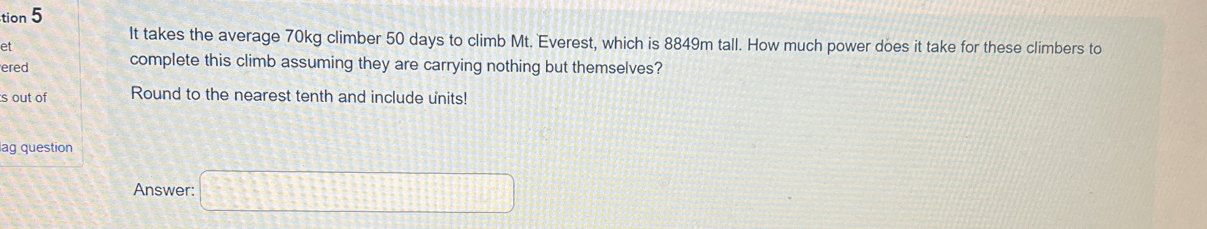 Solved tion 5etereds out ofag questionIt takes the average | Chegg.com
