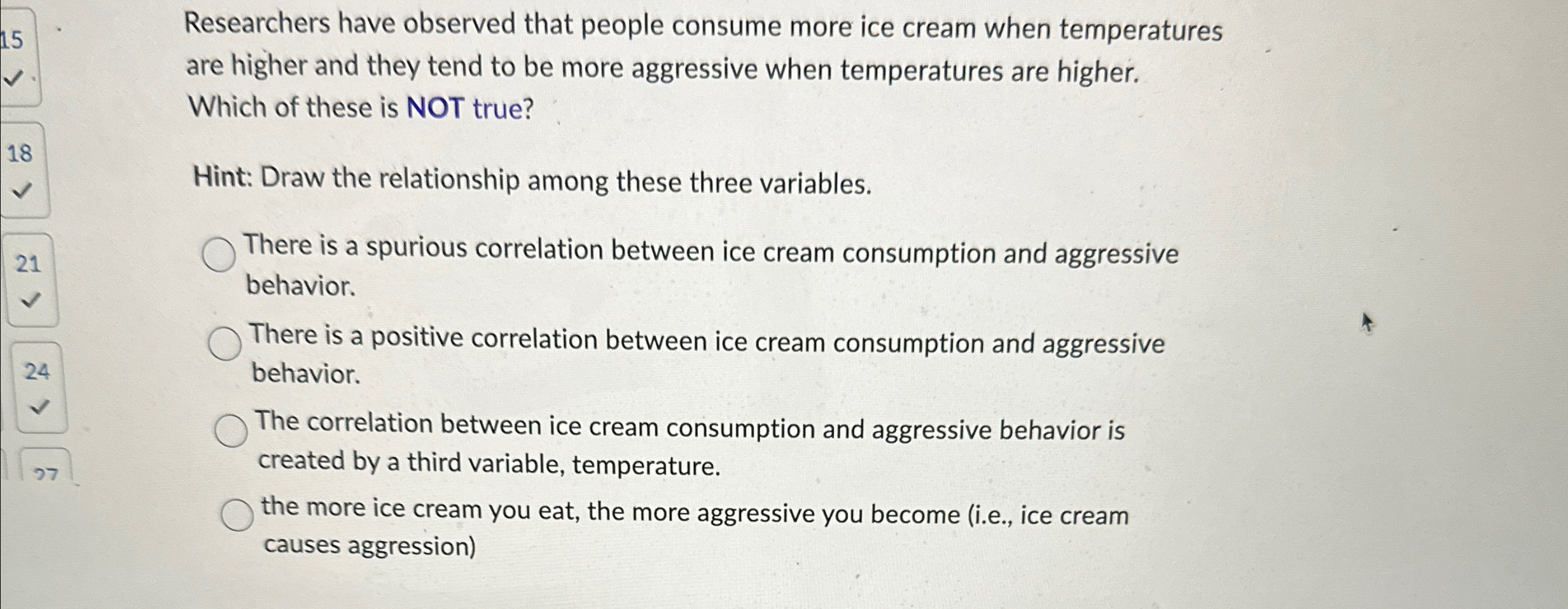 Solved Researchers have observed that people consume more | Chegg.com