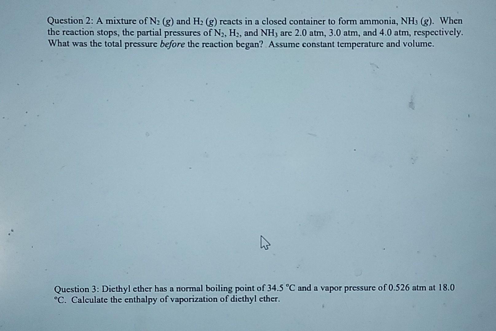 Solved Question 1: The reaction between nitric oxide, NO, | Chegg.com