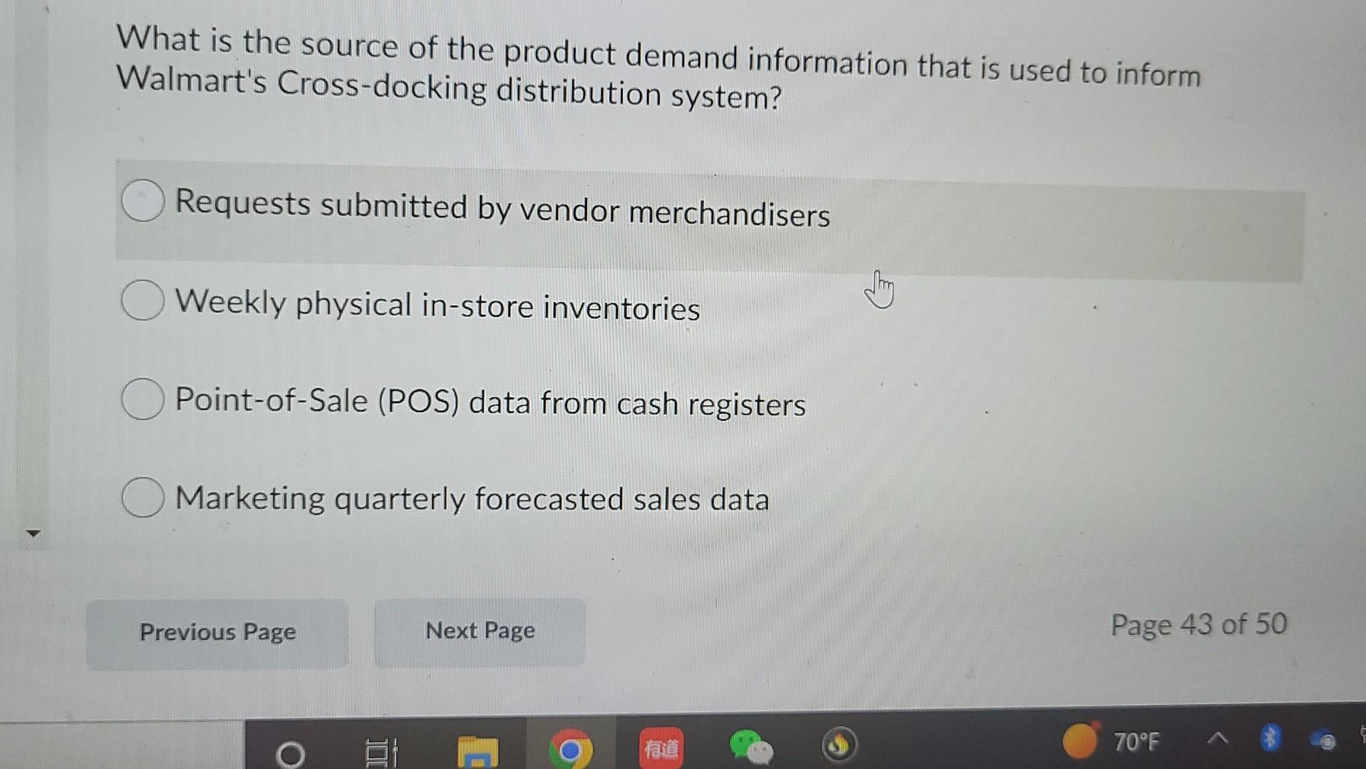 Solved What is the source of the product demand information | Chegg.com