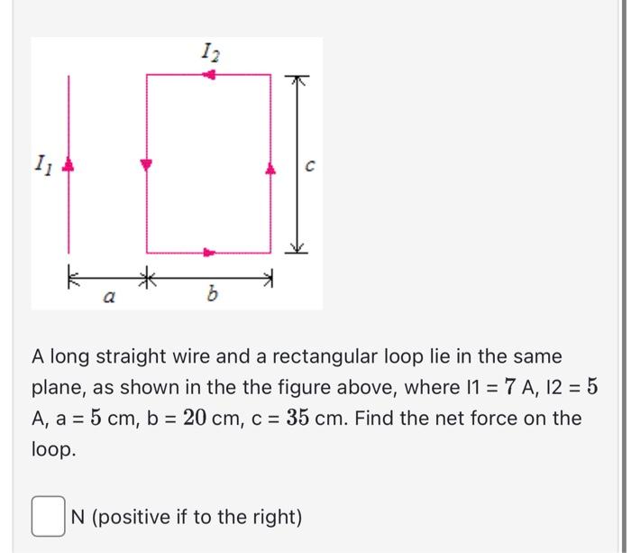 Solved A long straight wire and a rectangular loop lie in | Chegg.com