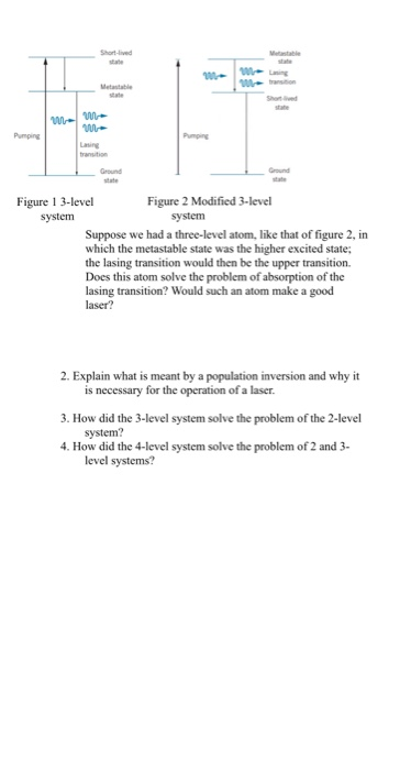 Solved M M transition Ground Figure 13-level Figure 2 | Chegg.com