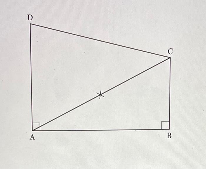Solved Given Abc Is A Right Triangle And тиаdab Is A Right Chegg