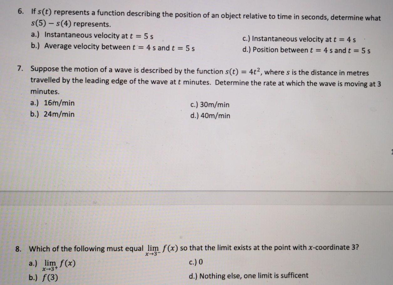 Solved 3. Explain (and describe) three different situations | Chegg.com