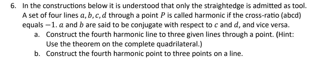 Solved 6. In the constructions below it is understood that | Chegg.com