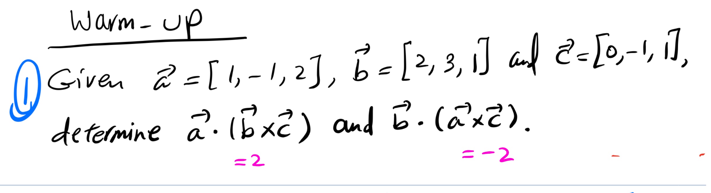 Solved Warm Up1 ﻿given Veca 1 12 Vecb 231 ﻿and 
