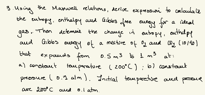 Solved using the maxwell relations, derive expression to | Chegg.com
