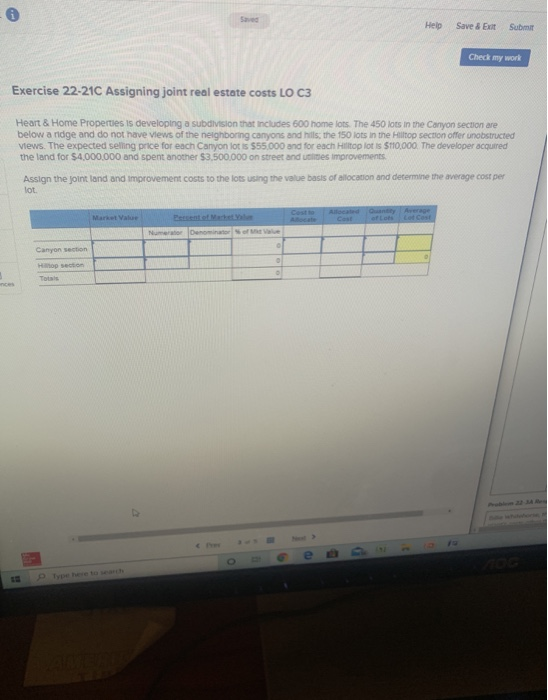 Solved Help Save And Exit Submit Check My Work Exercise 22 21c 0642
