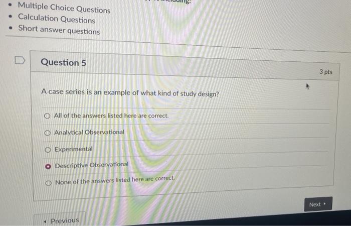 Solved • Multiple Choice Questions • Calculation Questions • | Chegg.com