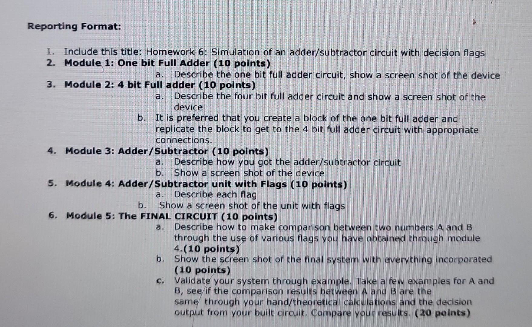 Solved Simulate the adder/subtractor circuit in B2-spice or | Chegg.com
