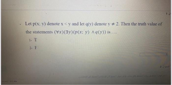 Solved Let p(x, y) denote x | Chegg.com